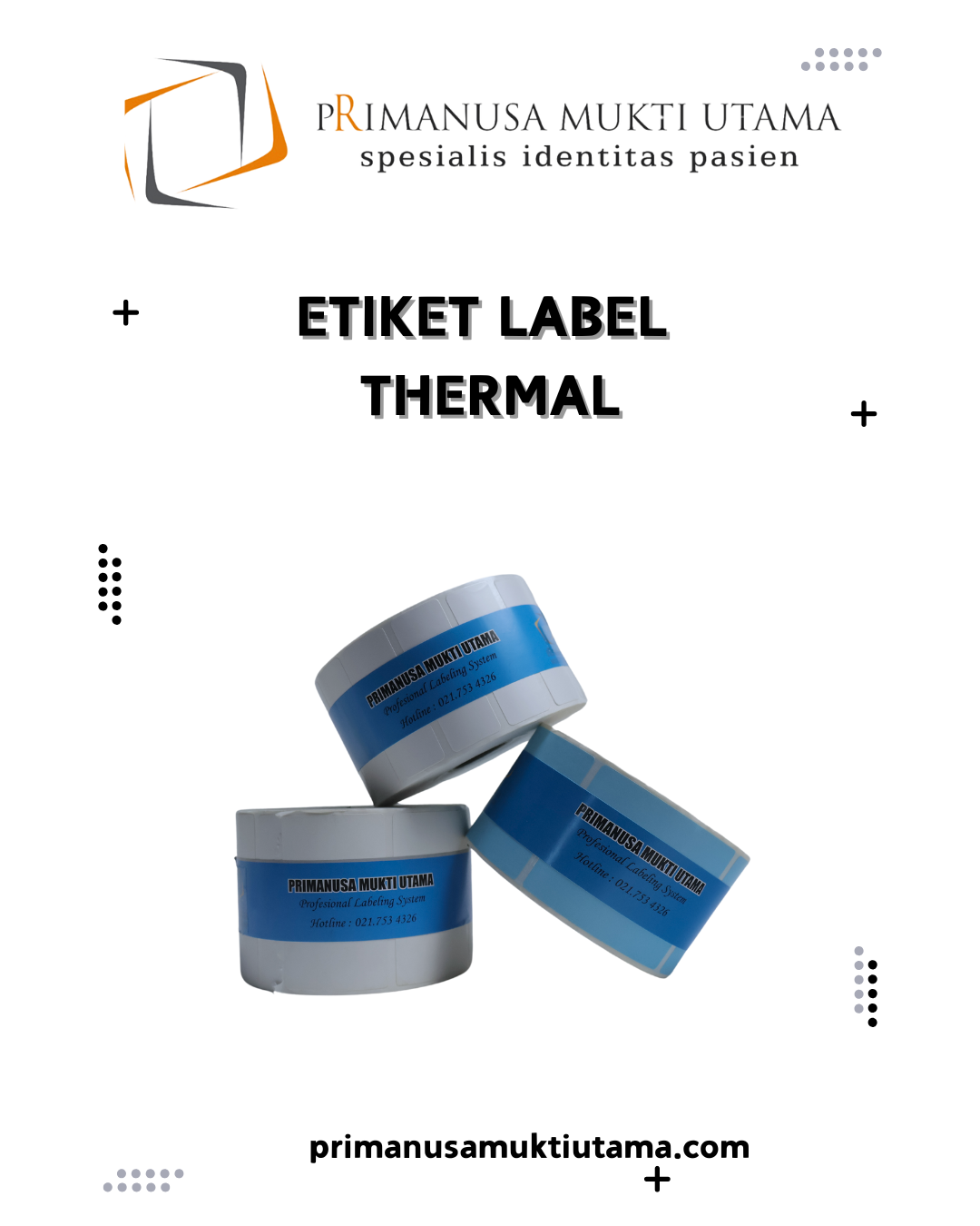 ETIKET LABEL THERMAL - Primanusa Mukti Utama