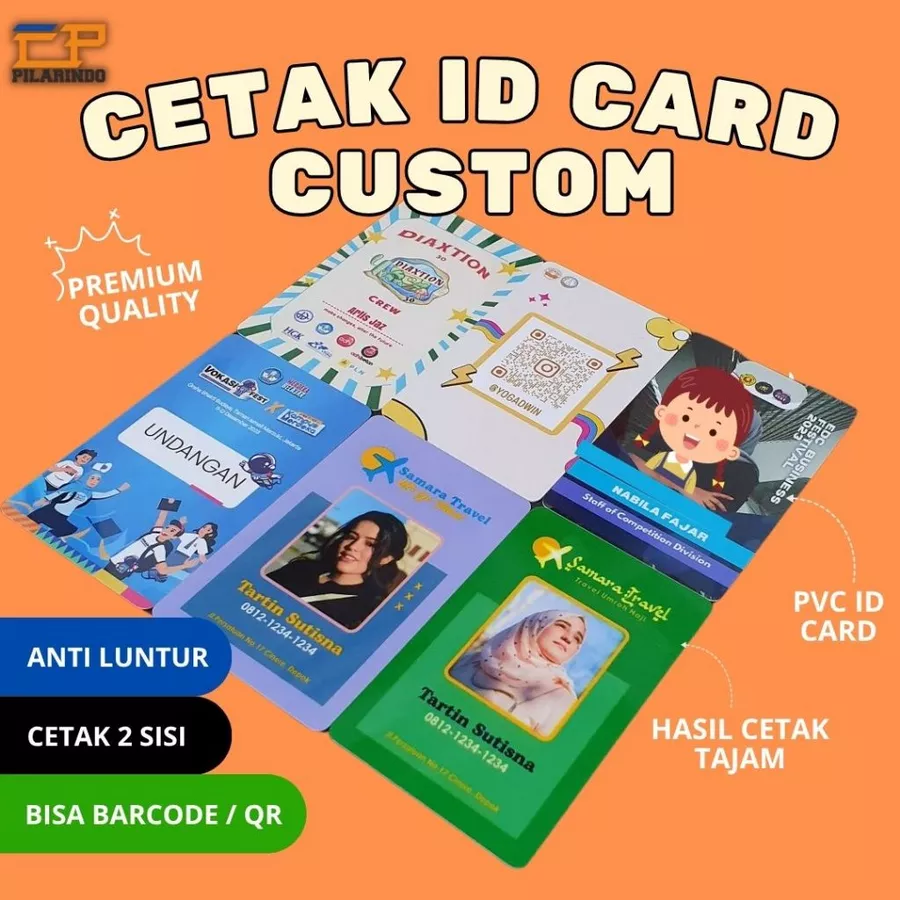Cetak Kartu ID Card / PVC Custom MulaI Rp 2.000
